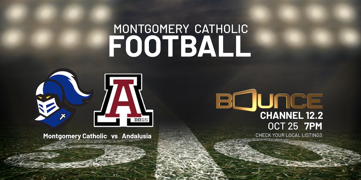 LIVE GAMES: WSFA to broadcast Montgomery Catholic’s 2024 football matchups LIVE GAMES: WSFA to broadcast Montgomery Catholic’s 2024 football matchups